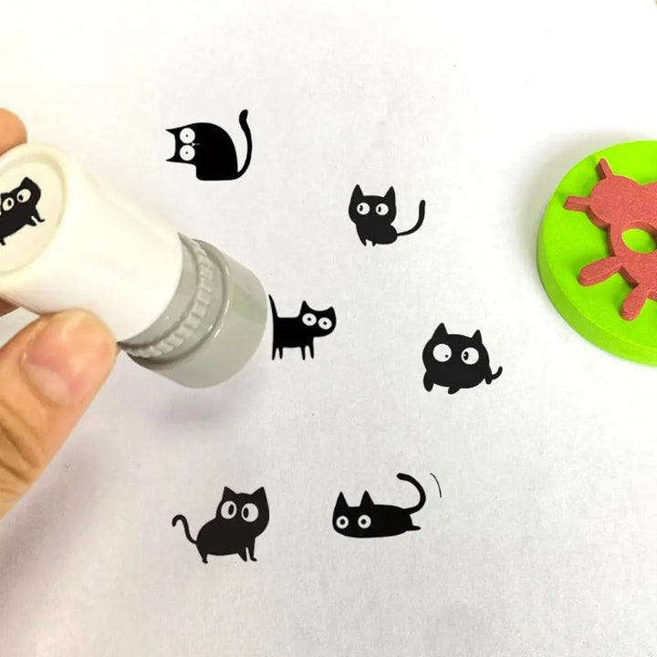 Self-Inking Mini Cat Stamps – Nestoly